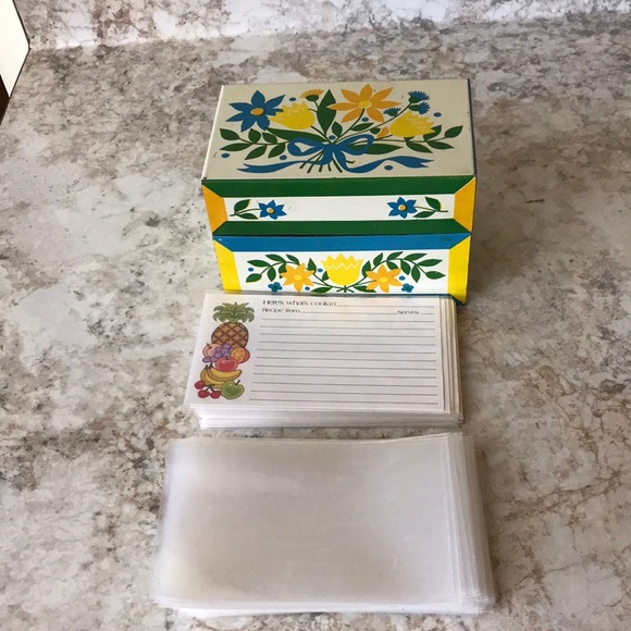 Kitchen | Vintage 3x5 Recipe Card Holder Metal | Poshmark